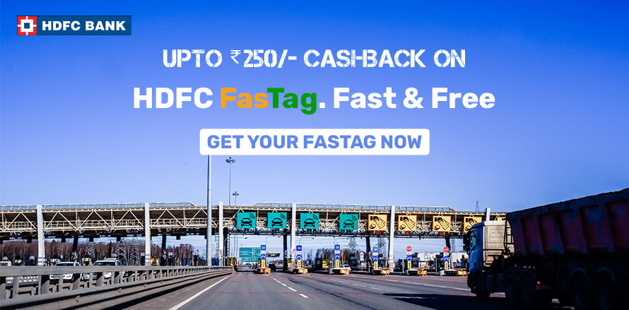HDFC FASTag Recharge | FASTag Recharge Online at EaseMyDeal